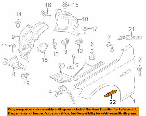 OEM BMW F07 520D 528I 530D 530DX 535D 535DX 535I RIGHT FINISHER ...