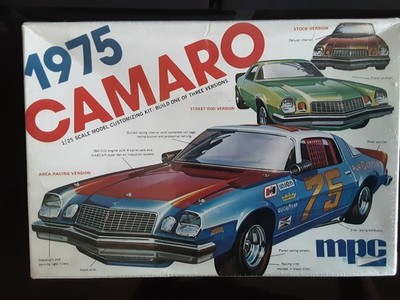 VINTAGE MPC 1975 CHEVROLET CAMARO ANNUAL MODEL CAR KIT FACTORY SEALED ...