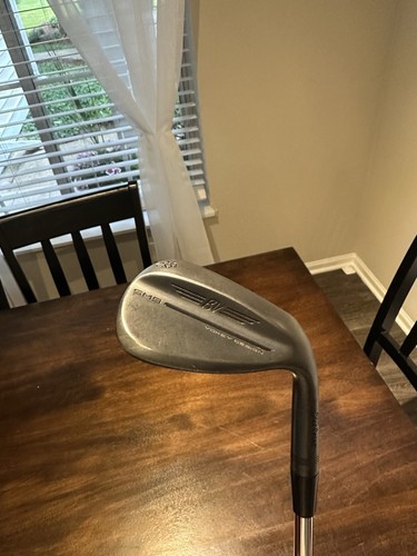 Titleist Vokey SM9 Jet Black 58* Wedge (T Grind 4* Bounce) w/ Tour ...