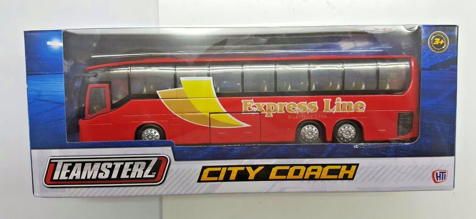 Teamsterz City Coach Airport Bus DieCast Toy Model Vehicles Kids ...