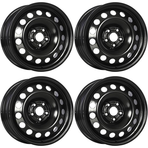 Set of 4 16in Black Steel Wheel Rims for Chevrolet Trax, RBE664A 5x105 ...