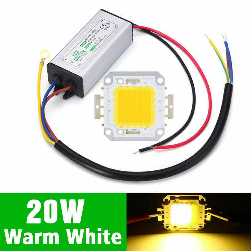 LED Driver + COB Chip 100W 50W 30W 20W 10W Power Supply Transformer ...