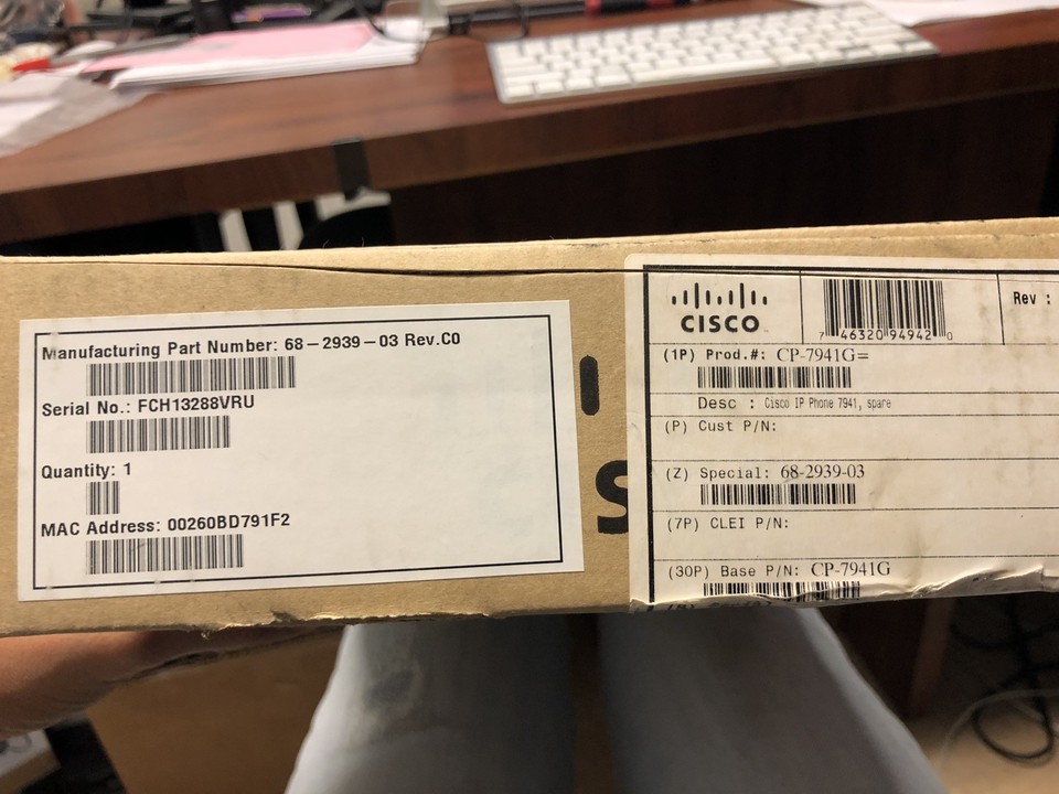 NEW Cisco IP Phone 7941 VoIP LCD Display Unified IP Business Telephone ...