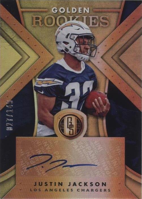 2018 Panini Gold Standard - Golden Rookies Autographs Justin Jackson # ...