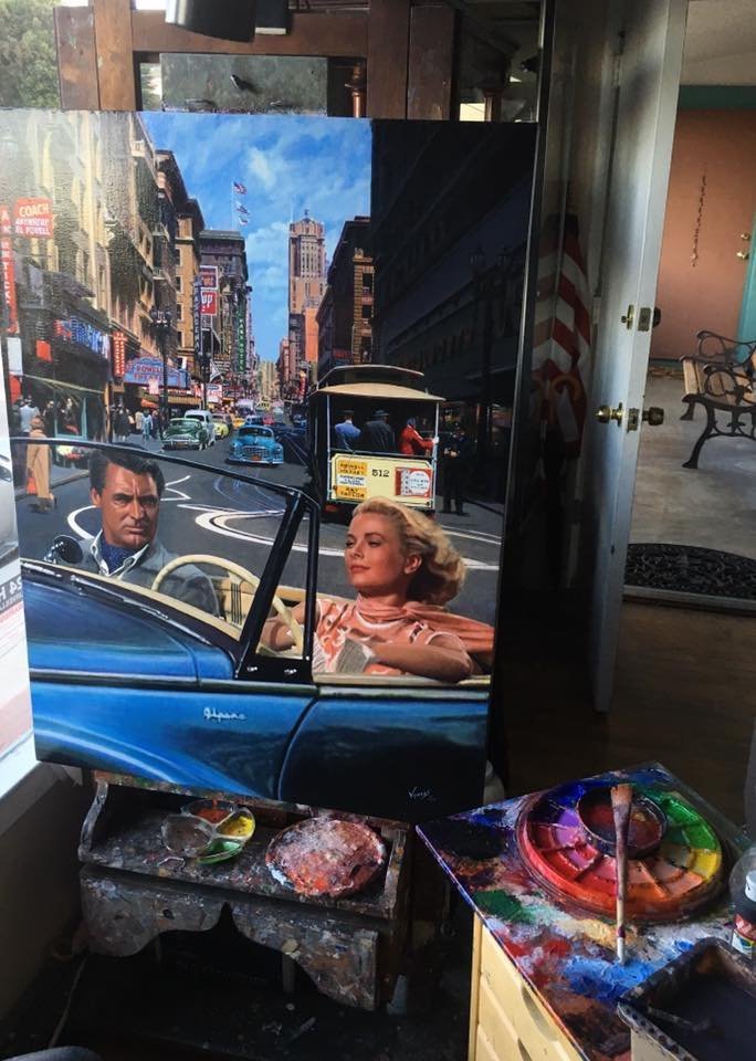 STRAWBERRIES n' CREAM pinup by VANCAS Soda Diner JukeBox Pin-Up Classic ...