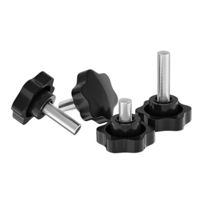M4 M5 M6 M8 M10 Thumb Screws Stainless Steel Star Bakelite Hand Grip ...