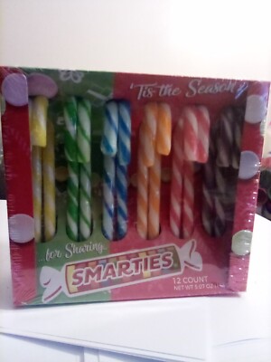 NEW SMARTIES CANDY CANES 12 PIECES - FREE SHIPPING | eBay