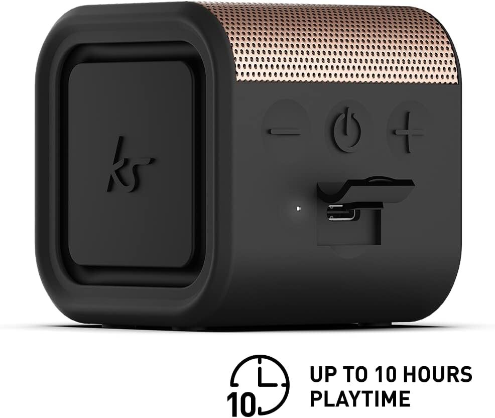 Kitsound Bluetooth Double Bass Boost Splash Proof Wireless Mini Stereo ...