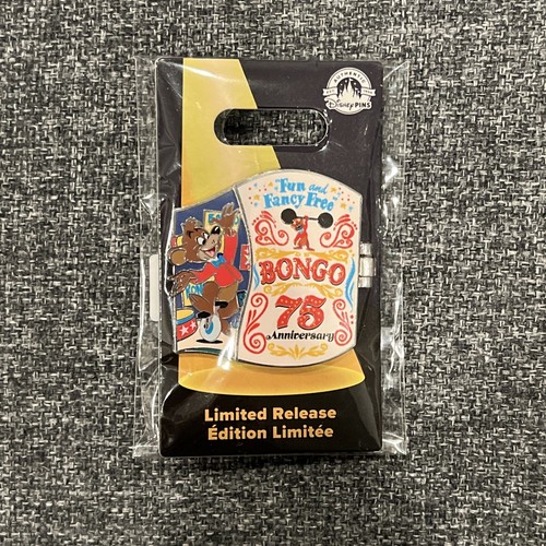 NEW Disney Parks Fun And Fancy Free 75th Anniversary Hinged Pin Bongo ...