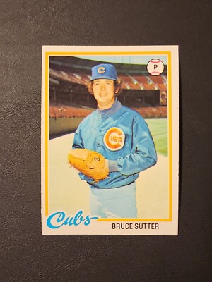 1978 Topps Bruce Sutter HOF # 325 NM-MT PACK FRESH Chicago Cubs | eBay