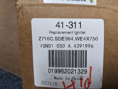 Whirlpool Dryer Igniter 4391996 AP3109449 PS373025 | eBay