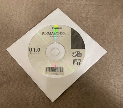 Canon Pixma MX450 Series Setup CD-Rom for Canon Printer Extremely Hard ...