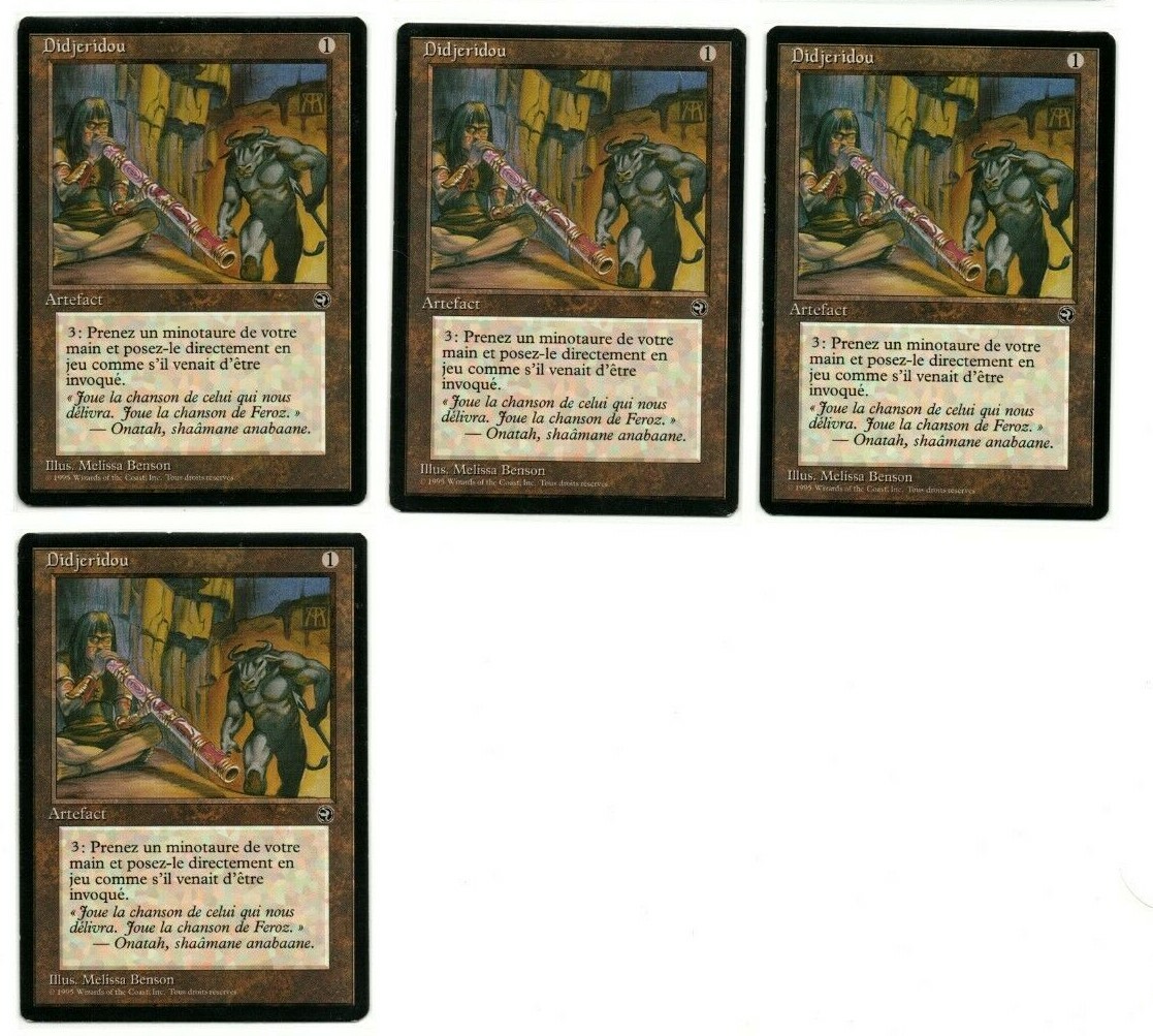 MRM FR/VF Didgeridoo - Didjeridou MTG magic HML | eBay