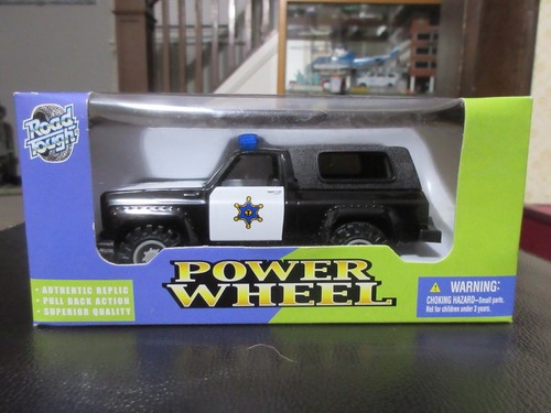 1:43 Yat Ming Road Tough 1985 Chevy K-5 Blazer Police Power Wheel | eBay