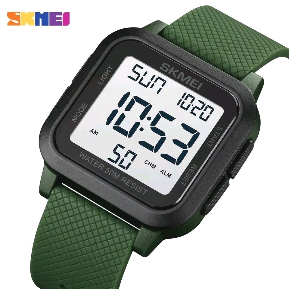 SKMEI Mens LED Watch Waterproof Digital Sports Stopwatch Military Alarm ...