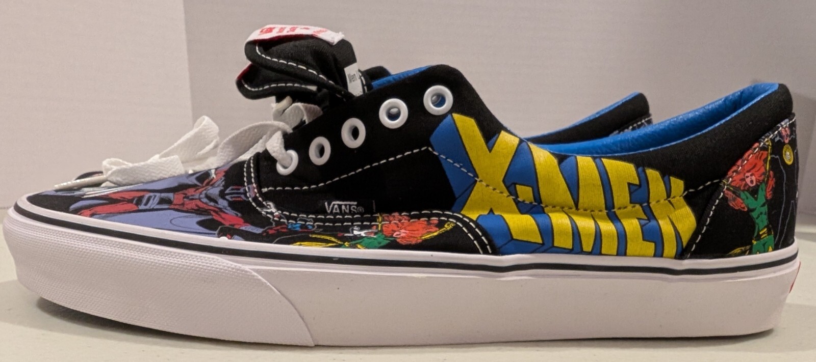 VANS Era Marvel Comics X-MEN Low Sneakers Shoes Black/True White | eBay