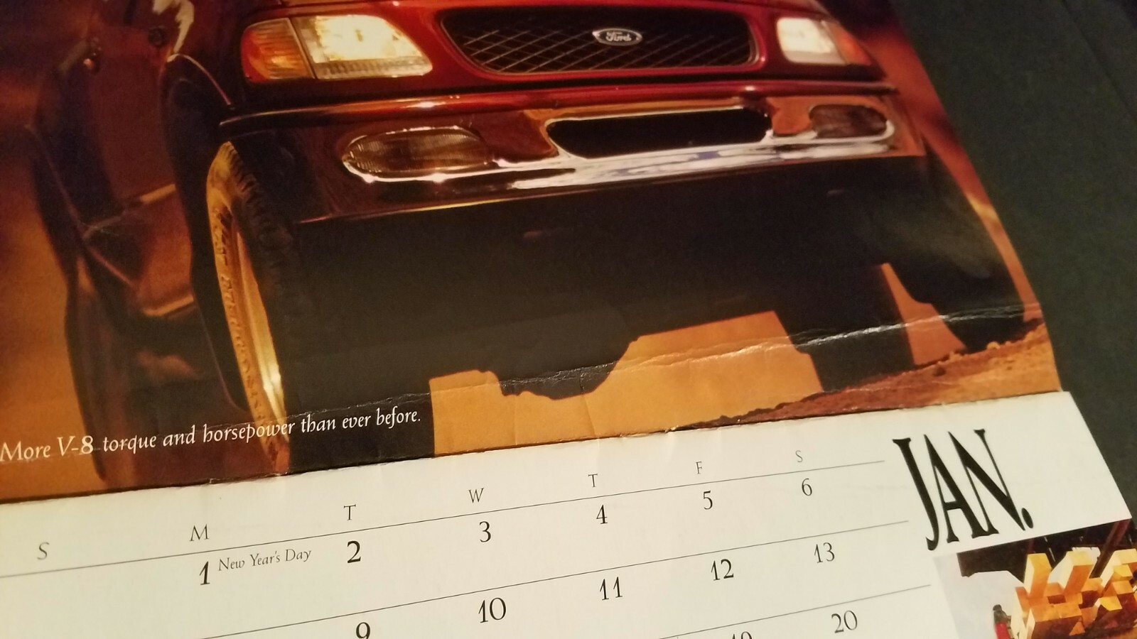 Vintage 1997 Official OEM Ford Truck Calendar | eBay