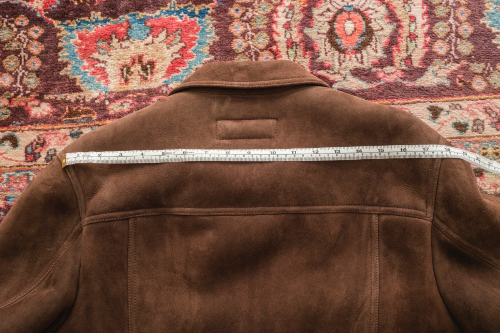 Purple Label Ralph Lauren RL Shearling Suede Admiral Jacket Size M Medium | eBay