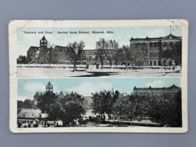 1920s EDMOND University of CENTRAL Oklahoma STATE NORMAL COLLEGE ...
