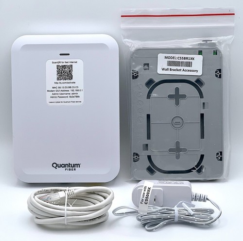 *NEW* Quantum Fiber C5500XK High Performance Modem w/ Wall Mount ...