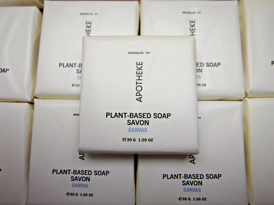 50 Apotheke Plant Based Soap Savon Canvas Travel Size Hospitality 1.05 ...