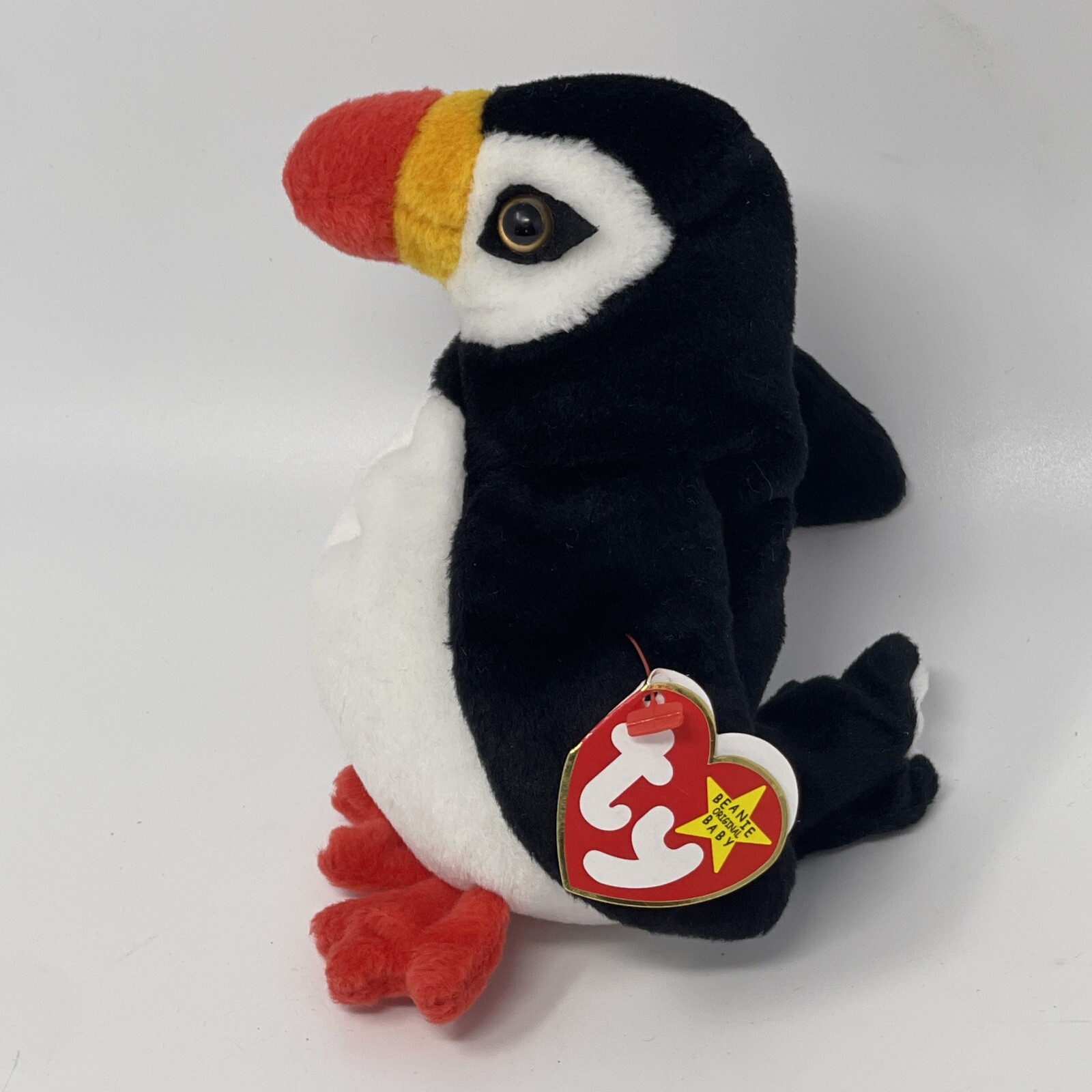 Puffer The Puffin 1997 Ty Beanie Baby RARE PVC Pellets MWMT | eBay