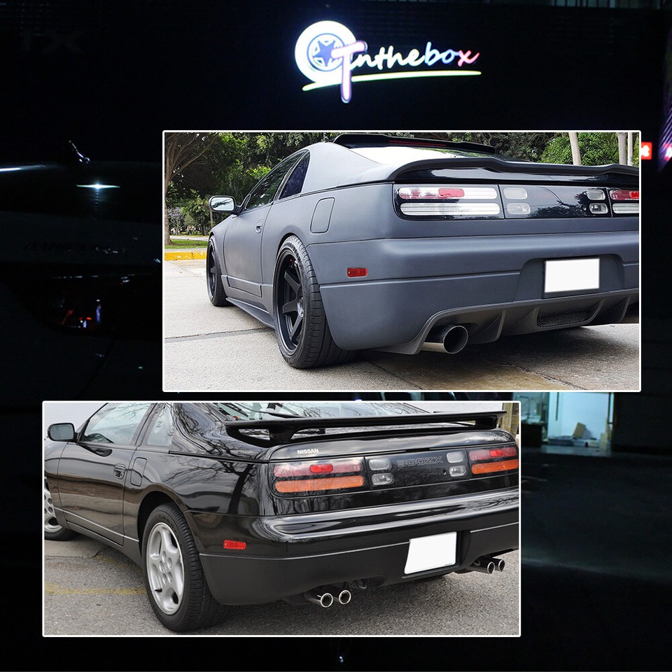 Red Rear Fender Bumper Side Marker Lights LH+RH For 1990-1996 Nissan ...