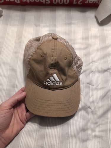 Adidas Men’s Mesh Back Relaxed Crown SnapBack Adjustable Fit Cap Brown ...
