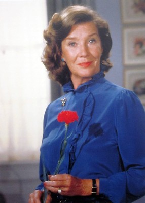 LOIS MAXWELL clipping James Bond rose 1983 Miss Moneypenny color photo ...