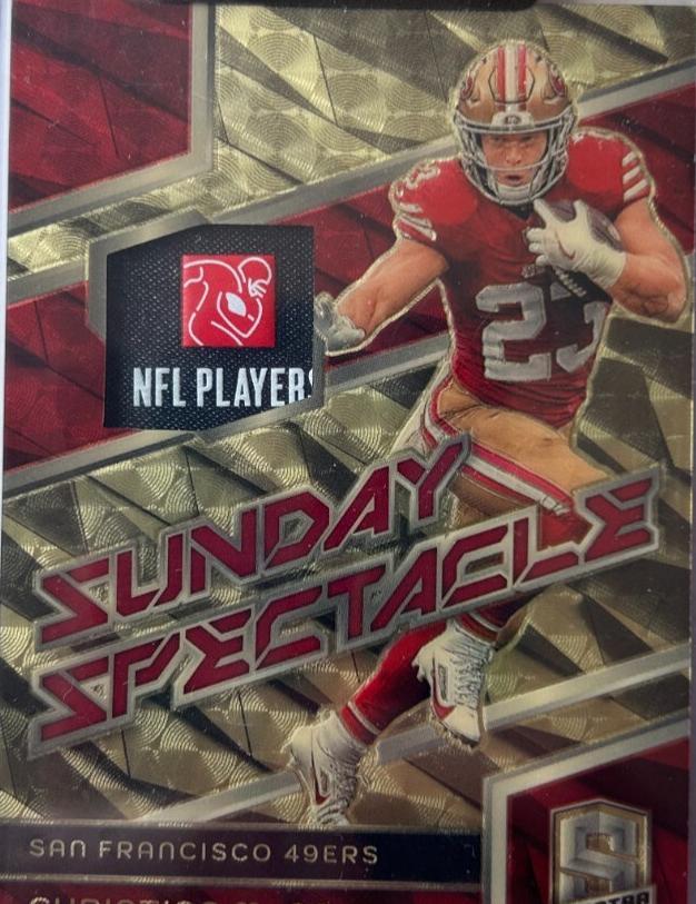 2024 Panini Spectra - Sunday Spectacle Christian McCaffrey #SS-CMY Gold ...