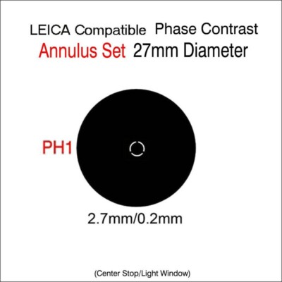 Leica Microscope PH1 Phase Ring Retrofit Compatible | eBay