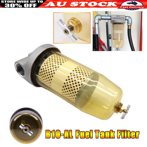 PRO B10-AL Fuel Tank Filter Fuel Water Separator Assembly w/ PF10 ...