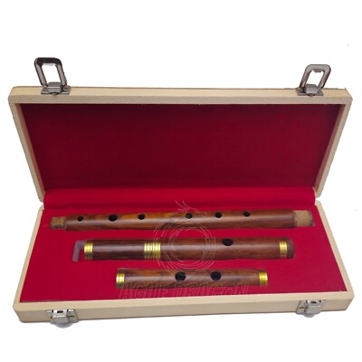 New Irish Professional Rosewood D Flute 4 Piece Natural Finish with ...