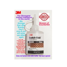 3M Scotch-weld Plastic & Rubber Instant Adhesive Pr40 Clear for sale ...