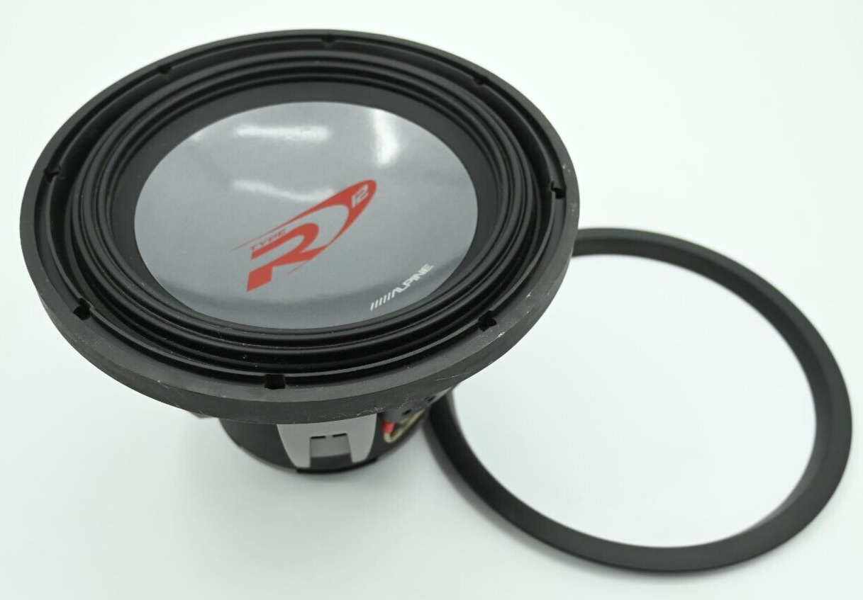 Alpine Type R 12 SWR1242D 12” Inch Subwoofer Dual 4 Ohms 1500 Watts | eBay