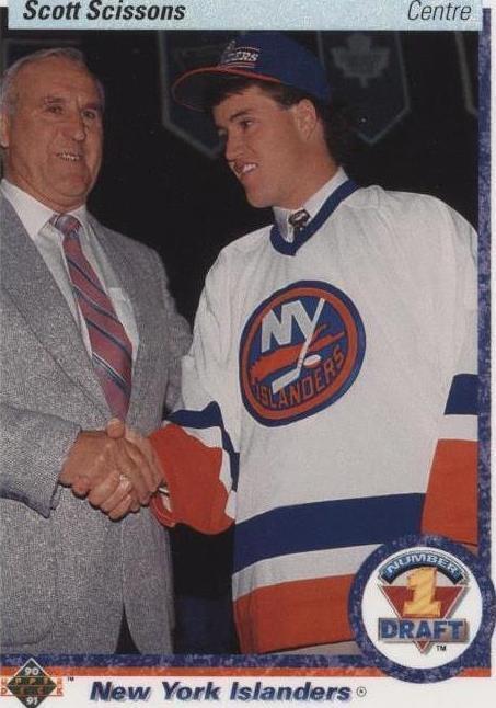 1990-91 Upper Deck - First Round Draft Pick Scott Scissons #357 French ...