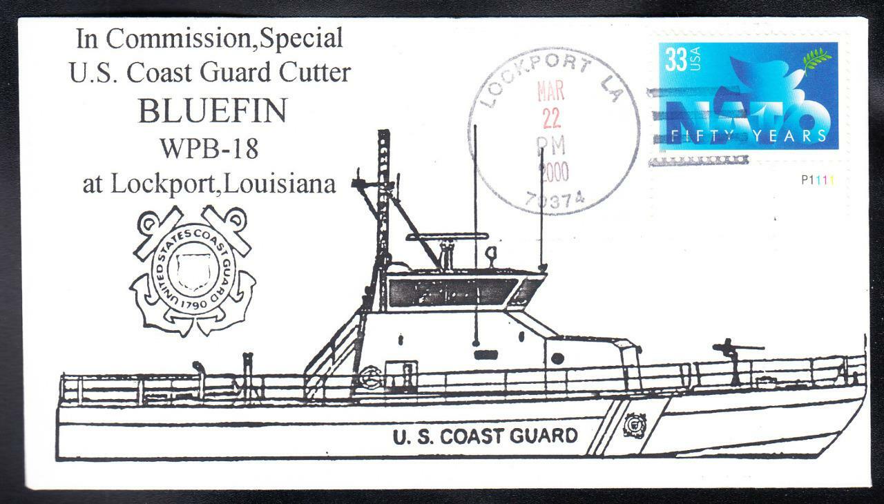 USCG USCGC BLUEFIN WPB-87318 COMMISSIONING Everett Naval Cover B1326 | eBay