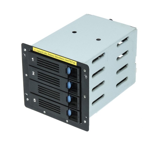 Chenbro Sr20969 4 Bay SAS Hard Drive Cage 80h102209-010 Backplane ...