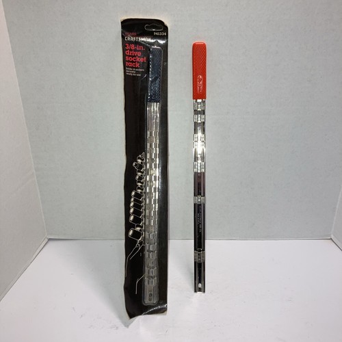 Qty 2: Sears Craftsman 3/8 & 1/4 Inch Drive Socket Rack NOS Made In USA ...