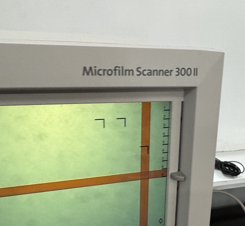 CANON MICROFILM SCANNER 300 II WITH ROLL CARRIER 200 - TESTED/WORKING ...