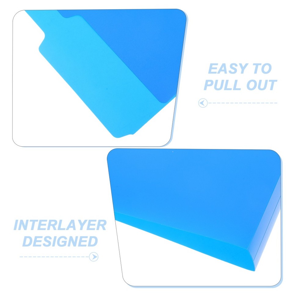 6 Pcs Plastic File Folder Colors Filing for Office Folders Cabinet ...