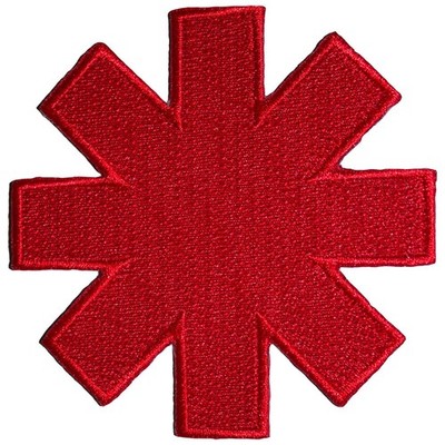 RED HOT CHILI PEPPERS - ASTERISK - EMBROIDERED PATCH - BRAND NEW ...