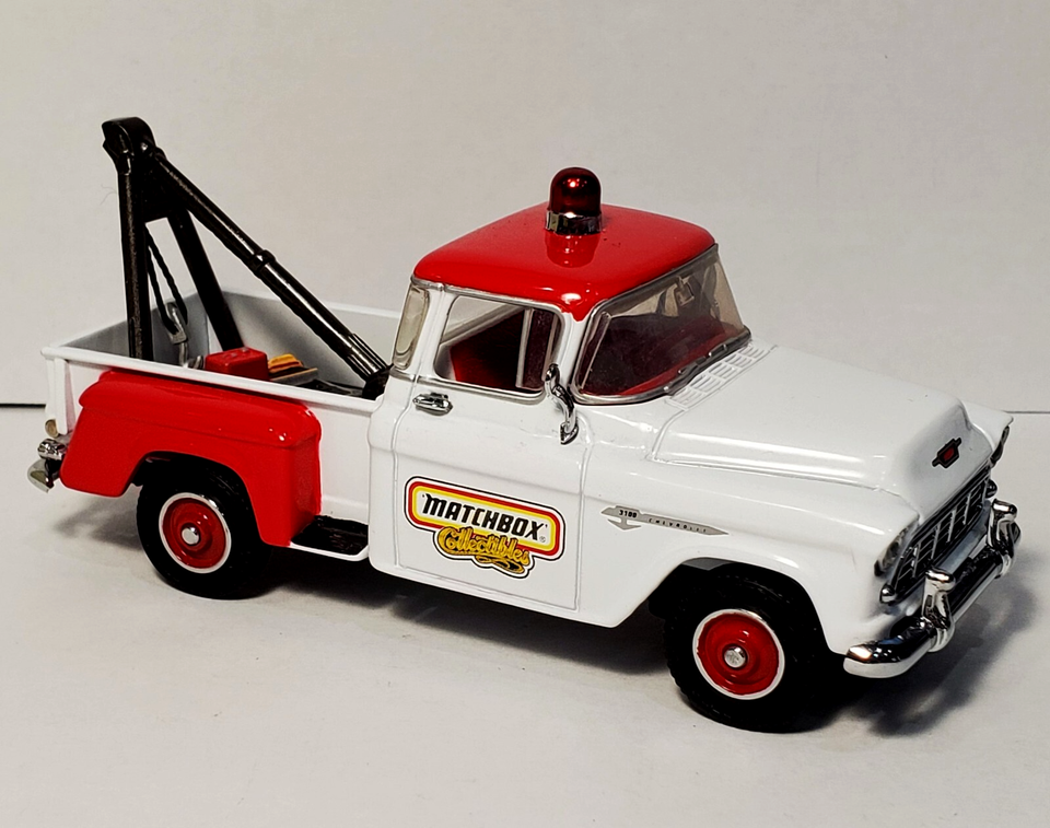 Matchbox 55 1955 Chevy 3100 Tow Truck Mattel Exclusive Chevrolet ...