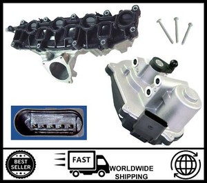 Inlet Manifold with (Swirl) Flap Motor KIT FOR Audi A3 A4 A5 Q5 VW Golf ...