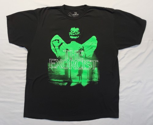 The Exorcist Black Graphic T-Shirt Size XL Cotton Horror Movie ...