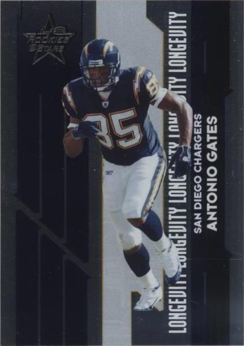 2006 Leaf Rookies & Stars - Antonio Gates #84 Longevity Parallel /199 ...