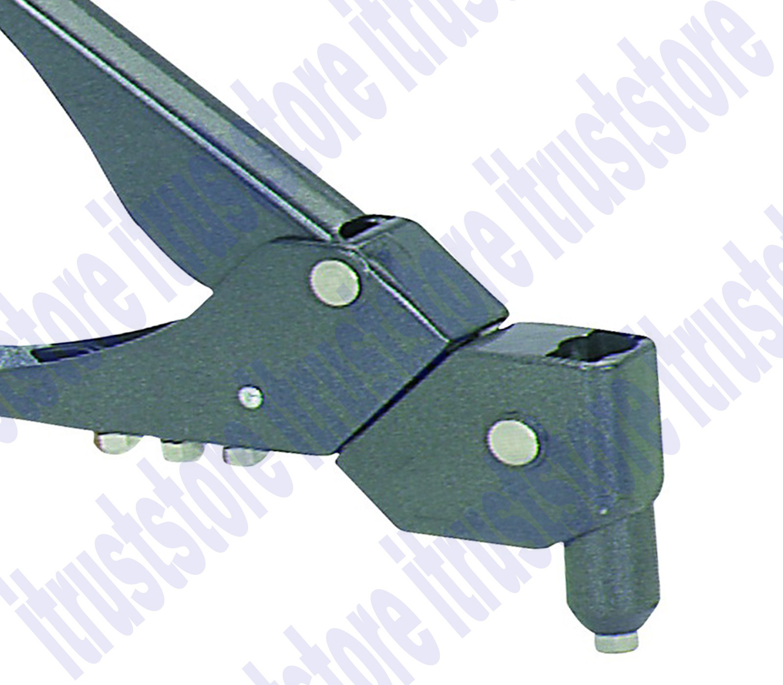 SWIVEL ROTATING HEAD POP RIVET GUN HAND SQUEEZE RIVETER ALUMINUM RIVET ...