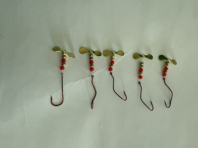 5 Suzies Spinners Slow Death Mayfly Rigs Brass | eBay