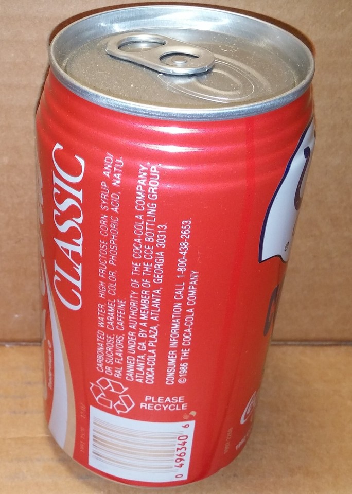 Coke Coca-Cola 12 oz Can 1992 NFL Collector Series Indianapolis Colts ...