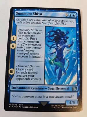 MTG -Summon: Shiva - Final Fantasy | eBay